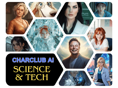 Explore Science & Tech Characters on CharClub AI